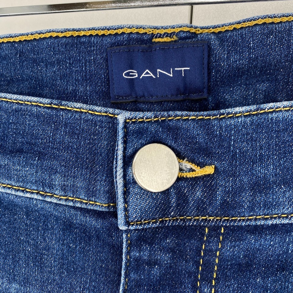 GANT Women Blue Slim Straight Fit Jeans W31 L30 | eBay UK