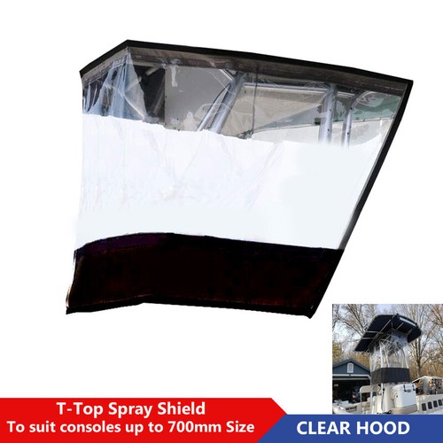 Boat Clear Hood for Driver Console T-Top Spray Shield Enclosure 263*170*105cm | eBay