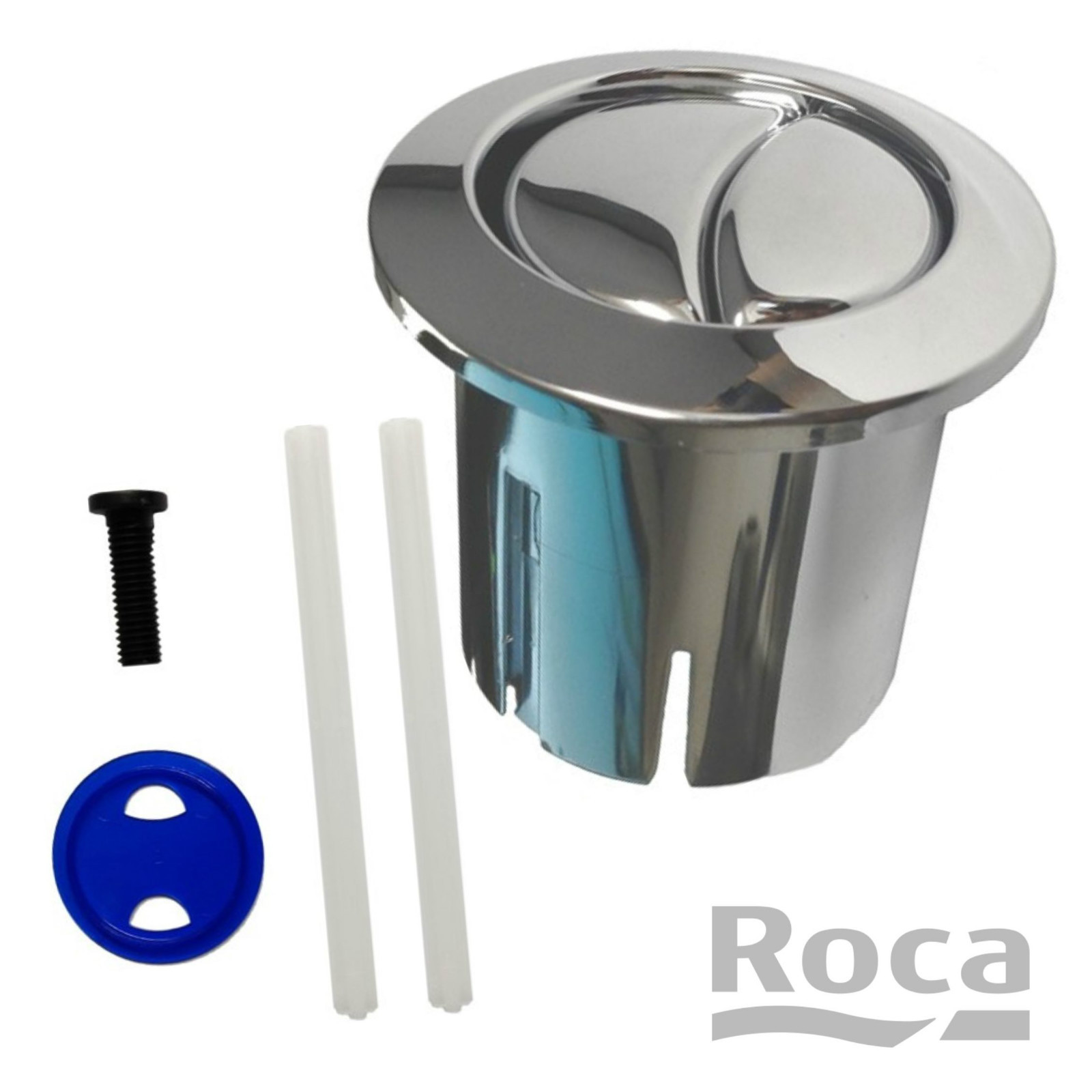 Roca D1D Dual Flush Push Button & Plain Push Rods Short Body AH0002100R ...