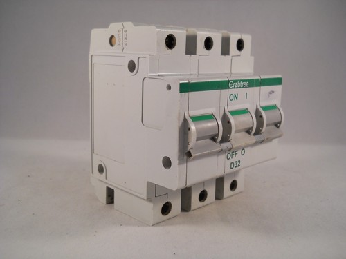 Crabtree Polestar MCB's Single Pole 40A, 32A, 20A, 16A, 10A, 6A BS60898 ...