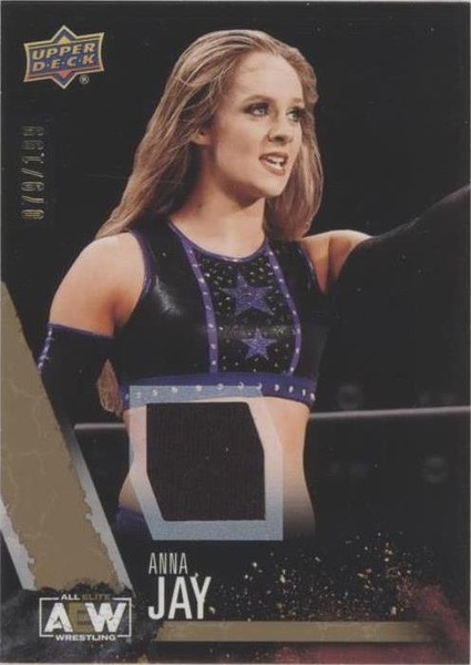 2021 Upper Deck AEW All Elite Wrestling - Gold Memorabilia #28 Anna Jay ...