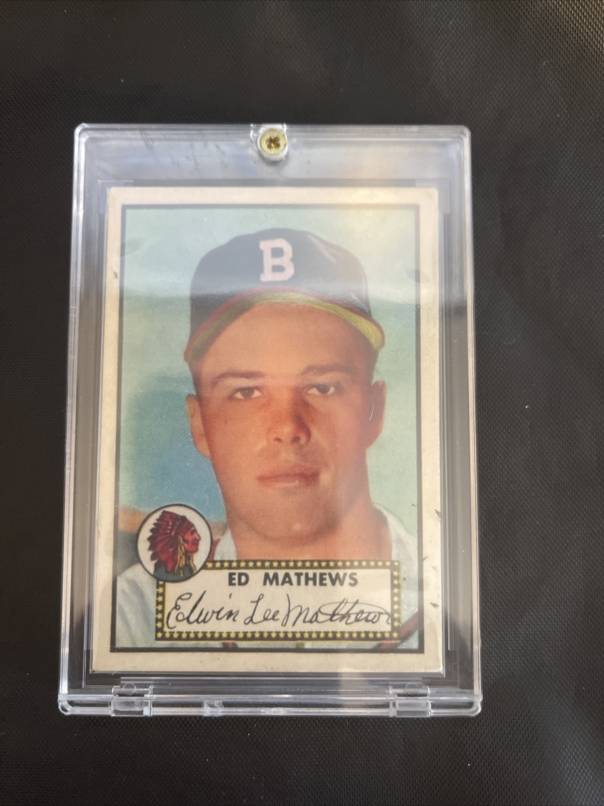 1952 Topps Ed Mathews Rookie Card RARE | eBay