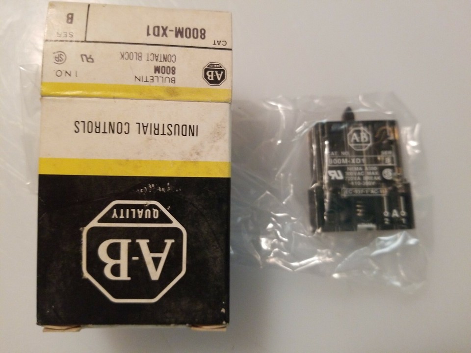 Lot of 6 Allen Bradley 800M-XD1 Contact Block New in Box | eBay