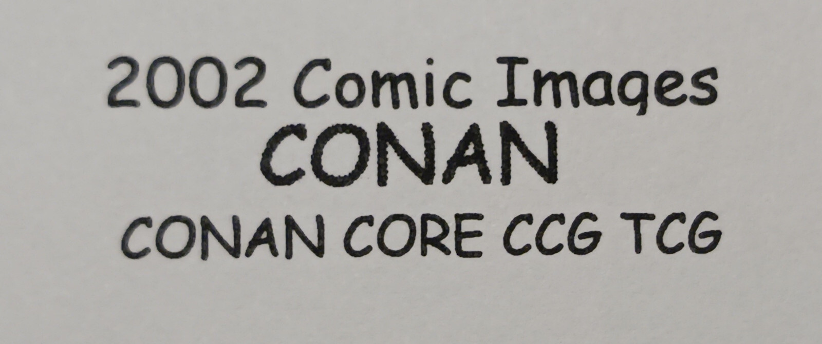 CONAN CORE CCG TCG Shemite Bow 021 Bossonian Bow 023 (WEAPON) LOT x 2 ...