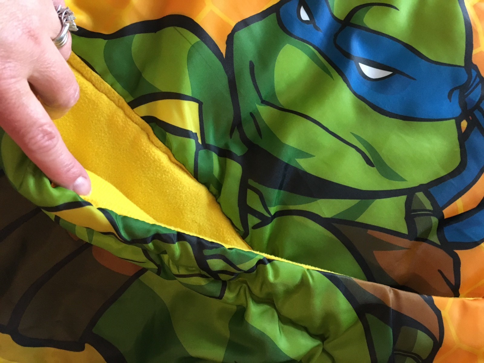 Teenage Mutant Ninja Turtles Leonardo Blue TMNT Sleeping Bag Camp ...