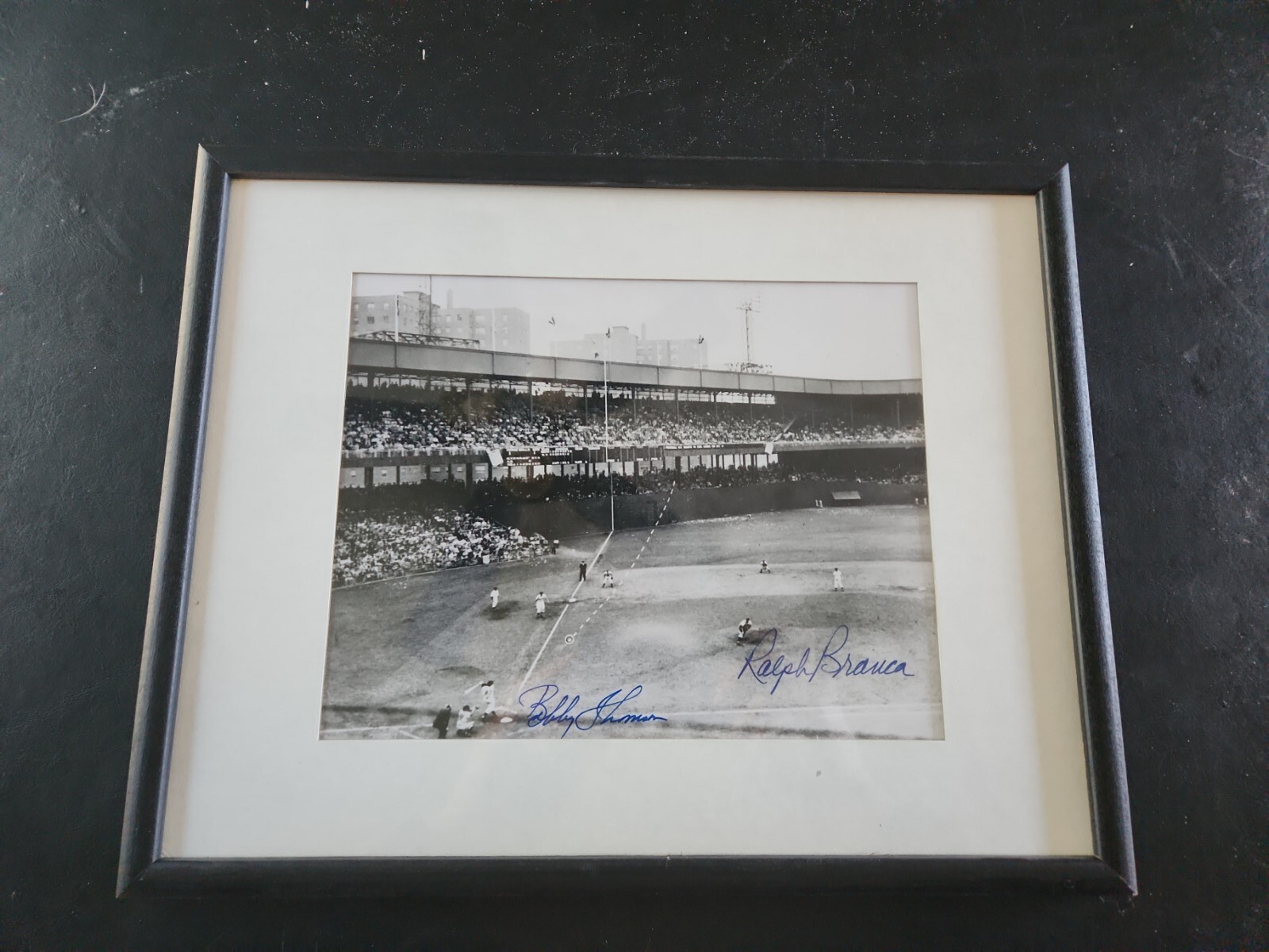BOBBY THOMSON/RALPH BRANCA SIGNED 8x10 PHOTO AUTOGRAPH 1951 | eBay