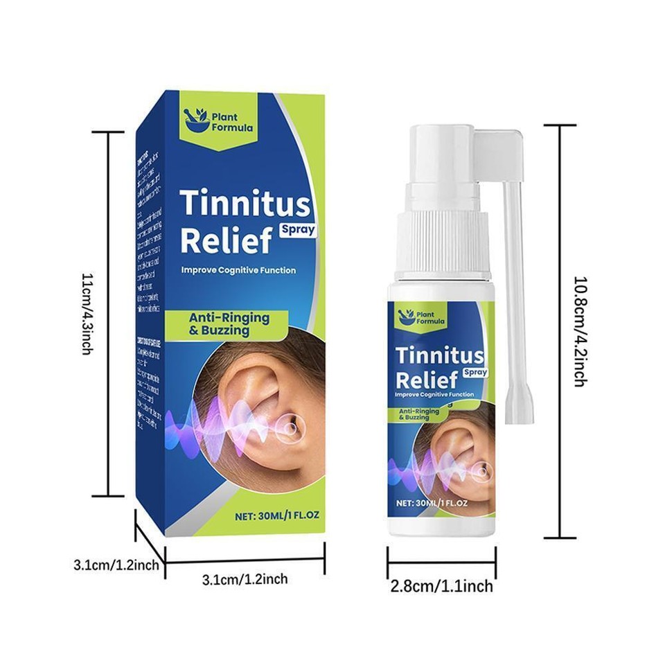 Tinnitus Relief Spray-Soften Earwax Ear Wax Remover Earache Spray H1E5 ...