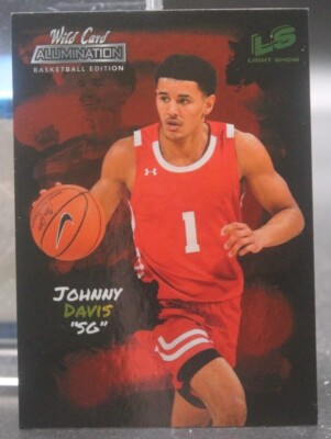 Johnny Davis (Wisconsin/RC/Wizards) 2021-2022 Wild Card Alumination ...