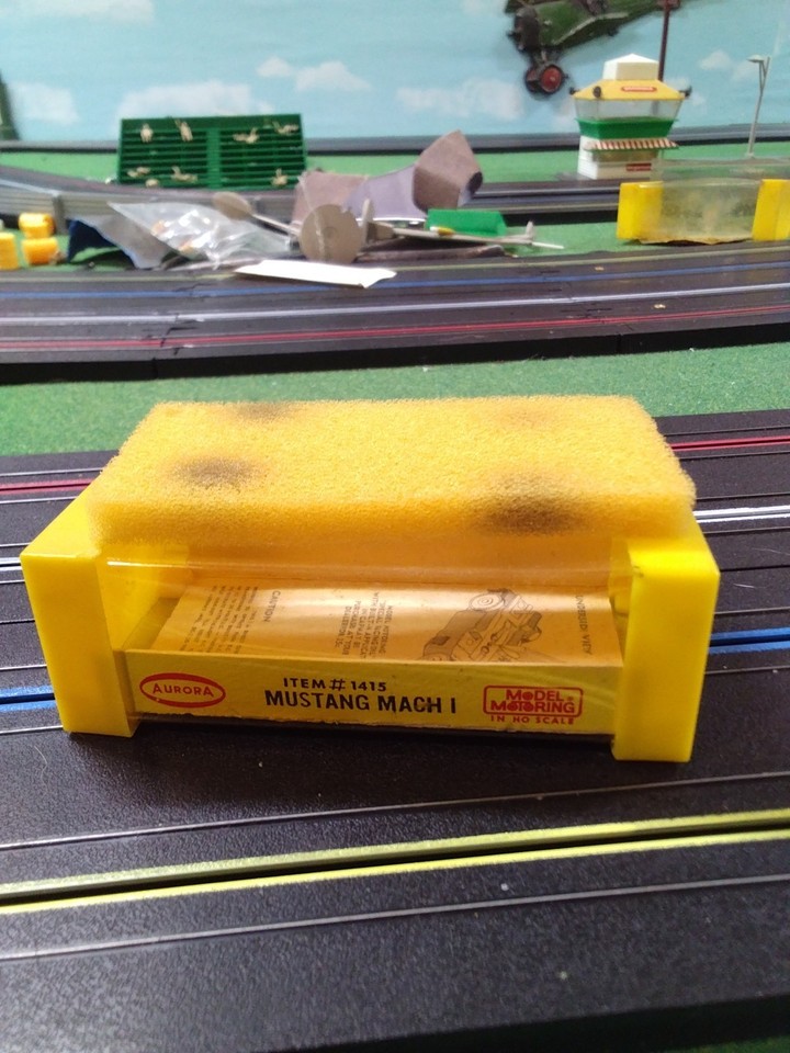 Aurora Model Motoring HO Scale Mustang Mach I #1415 Original Box - Not ...