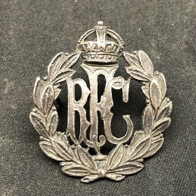 Original WW1 British Army Royal Flying Corps RFC Officers Cap Badge ...