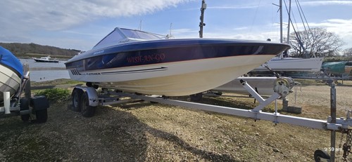Fletcher Bravo 16ft Speed Boat Mercury 60hp outboard | eBay UK