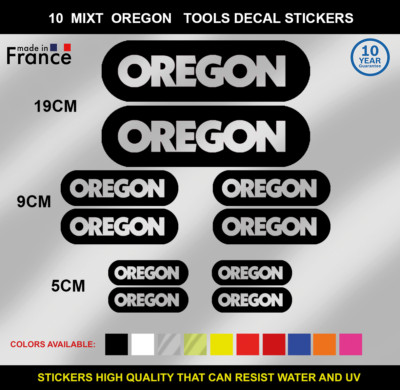 OREGON TOOLS Véritable decal autocollant deco moto casque voiture ...