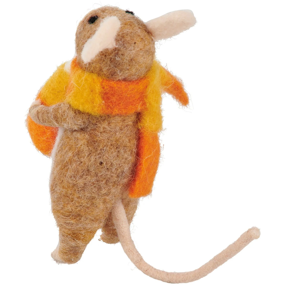 Primitive/Country Halloween Felt Candy Corn Mouse ornament | eBay