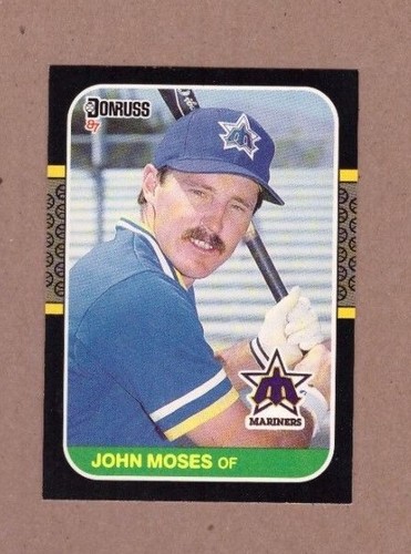 1987 Donruss Baseball Card #393 John Moses Mariners | eBay