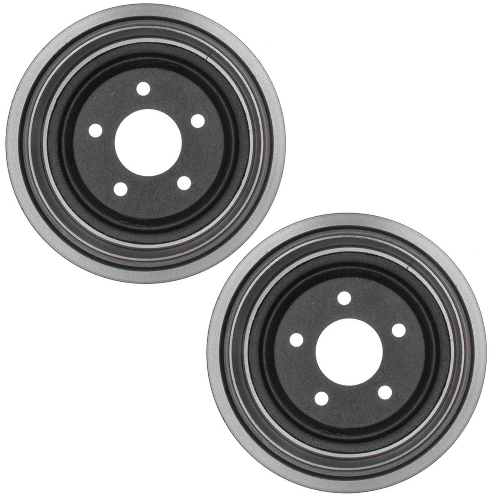 Pair Set of 2 Rear Cast Iron Brake Drums ACDelco For Buick Electra ...