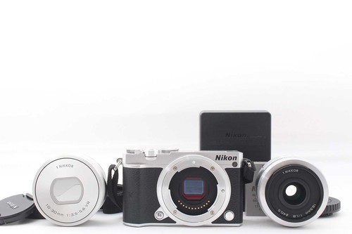 Nikon 1 J5 Silver Digital Camera 18.5mm 10-30mm Lens [Excellent] MAF219 ...