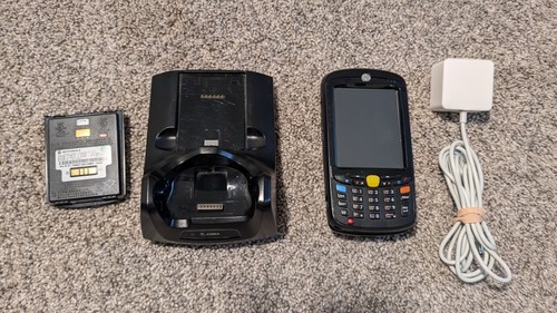 Zebra MC55E0-PL0S3QRA9US Handheld Barcode Scanner, Dock, Extra Battery ...