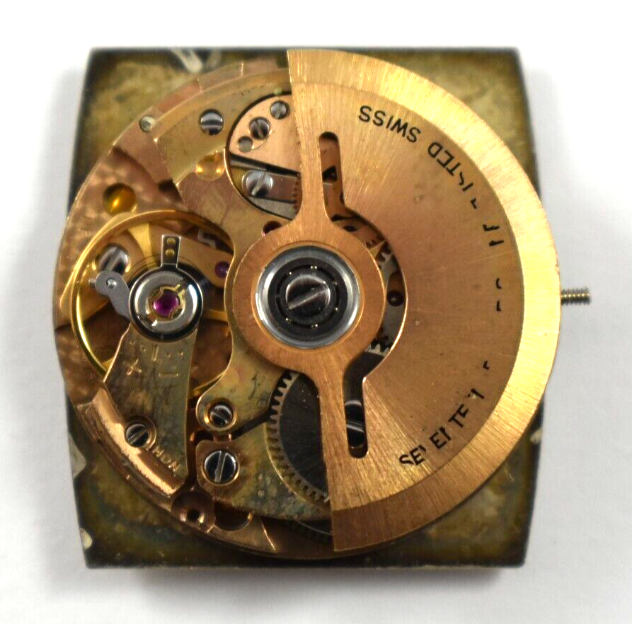 Vintage Technos Automatic Slim Master 17J Wrist Watch Movement lot.fb | eBay