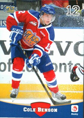 Cole Benson 2012-13 Edmonton Oil Kings | eBay