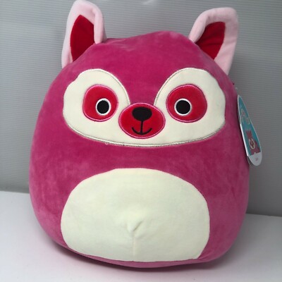 ☆NEW☆ Squishmallow 12" Lucia the Lemur Super Soft Plush Toy Pillow BNWT ...