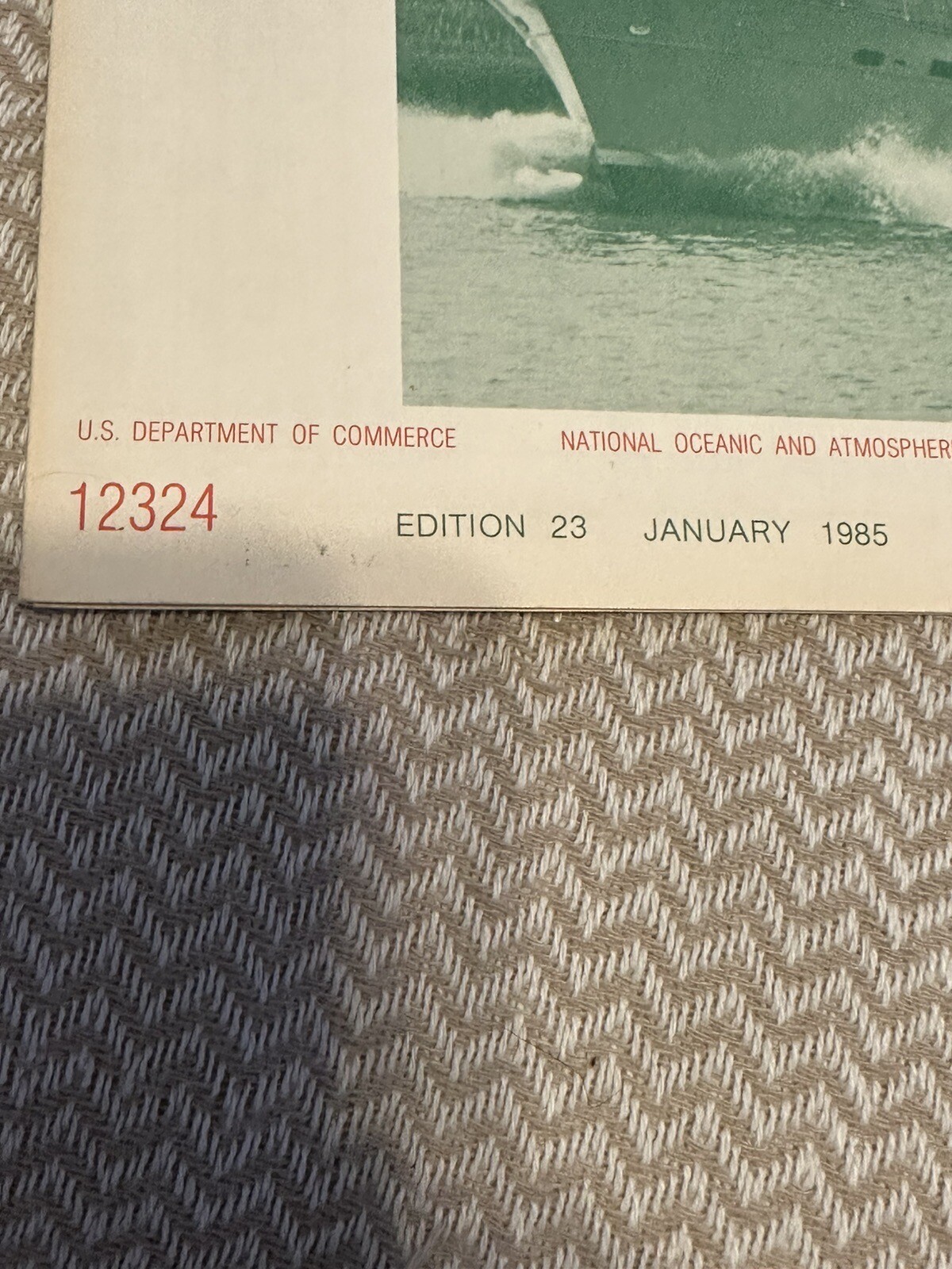 NOAA Chart SANY HOOK / LITTLE EGG HARBOR Nautical Chart #12324-Edition ...