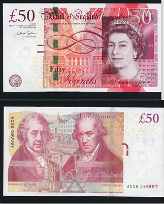 £ 50 FIFTY POUND BANK OF ENGLAND NOTE SERIES P392a | eBay UK