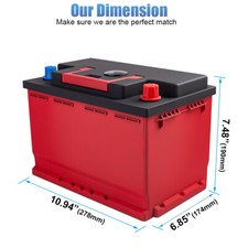 Autocraft Gold Battery Group Size H6 730 CCA 48H6 for sale online | eBay