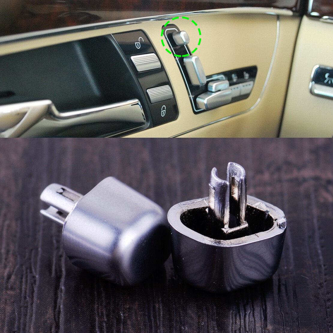 1 Left Side Seat Pillow Adjust Button Switch fit for Mercedes S Class ...