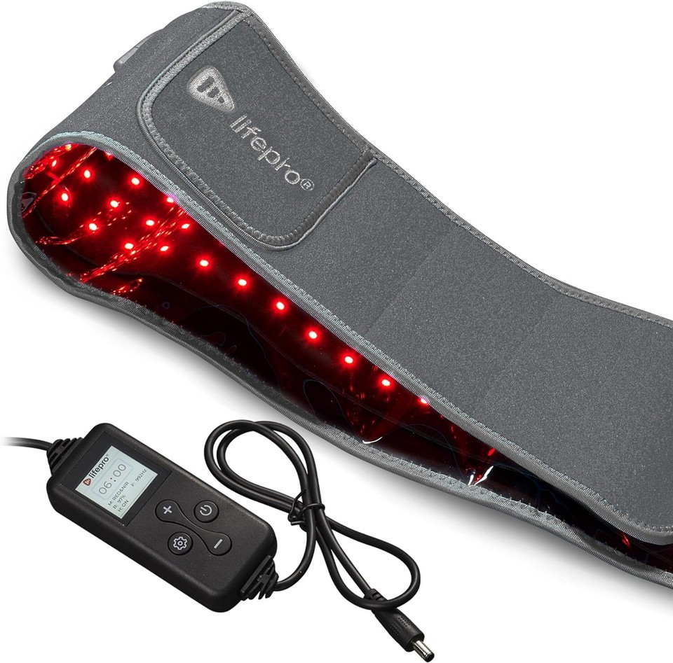 Lifepro AllevaRed Red Light Therapy Cloth Wrap Belt, Black | eBay