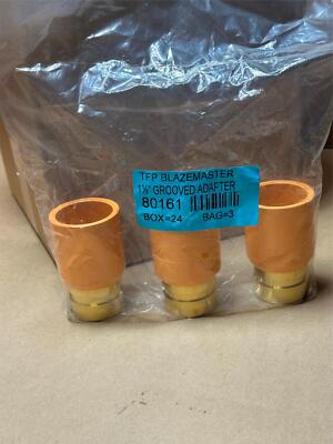 3x Pack Lot TFP Blazemaster 80161 1-1/2" Grooved x Slip CPVC Coupling ...