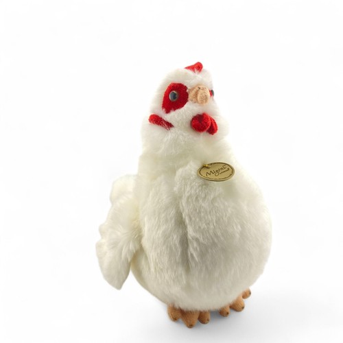 Aurura Miyoni White Chicken Hen Plush, Soft, 9 inches, Stuffed Animal ...