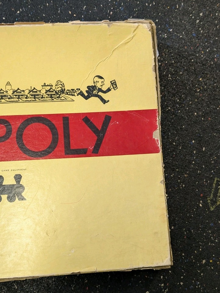 1935-1946 MONOPOLY Parker Brothers Board Game Vintage Wood Pcs | eBay