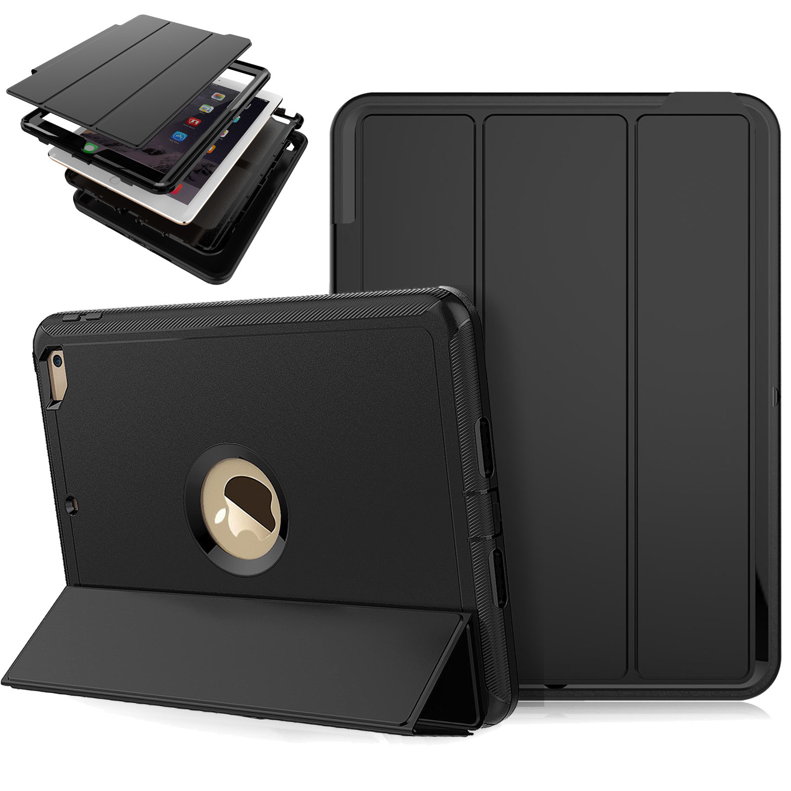 Rugged Tough Armor Heavy Duty Tough Hard Rubber Case Cover Stand for ...