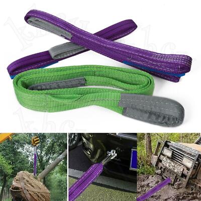 1m 2m 1T 2T 2000kg Webbing Lifting Sling Strap Strop Flat Webbed Straps ...
