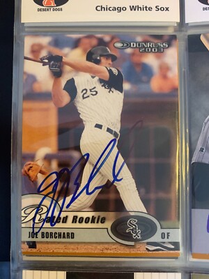 JOE BORCHARD AUTOGRAPHED SIGNED 2003 DONRUSS CARD WHITE SOX COA | eBay