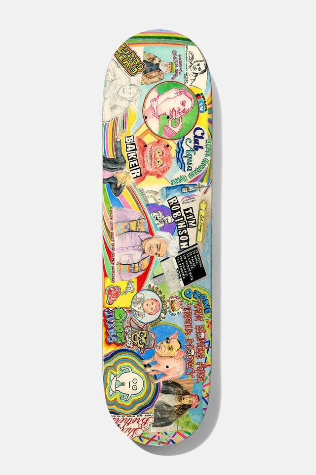 Baker x Tim Robinson Andrew Reynolds Cosmic Gumbo 8.5 Skateboard Deck ...