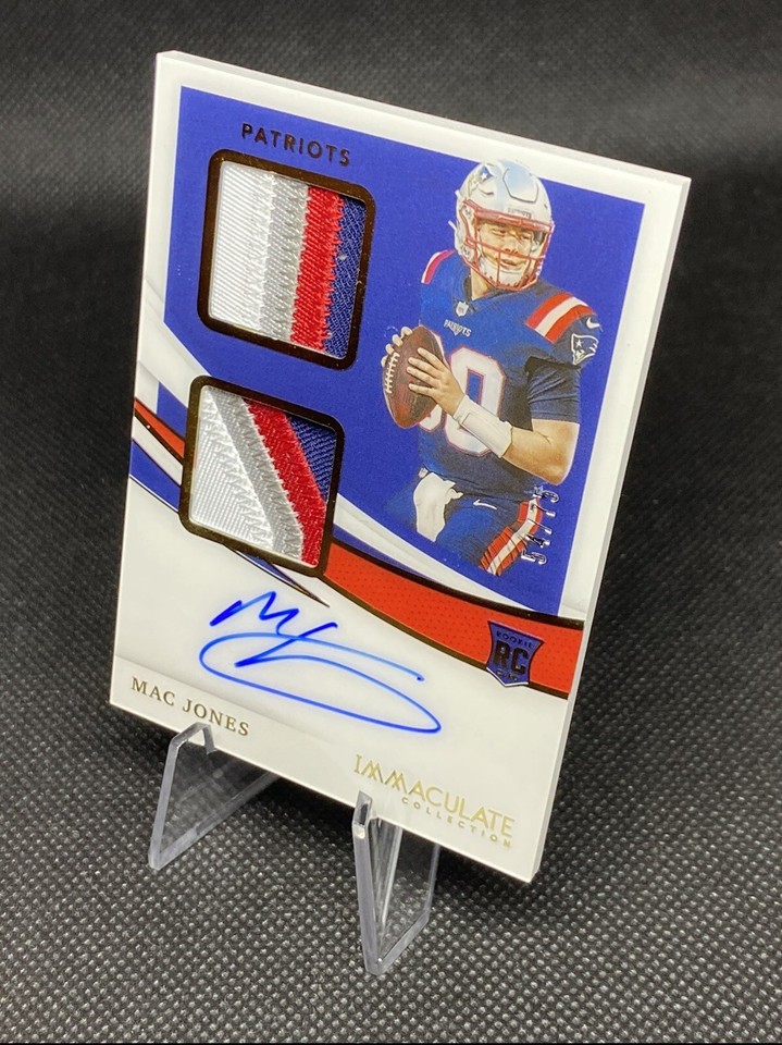 2021 Panini Immaculate Mac Jones RPA Rookie Auto /75 4 Color Patch ...