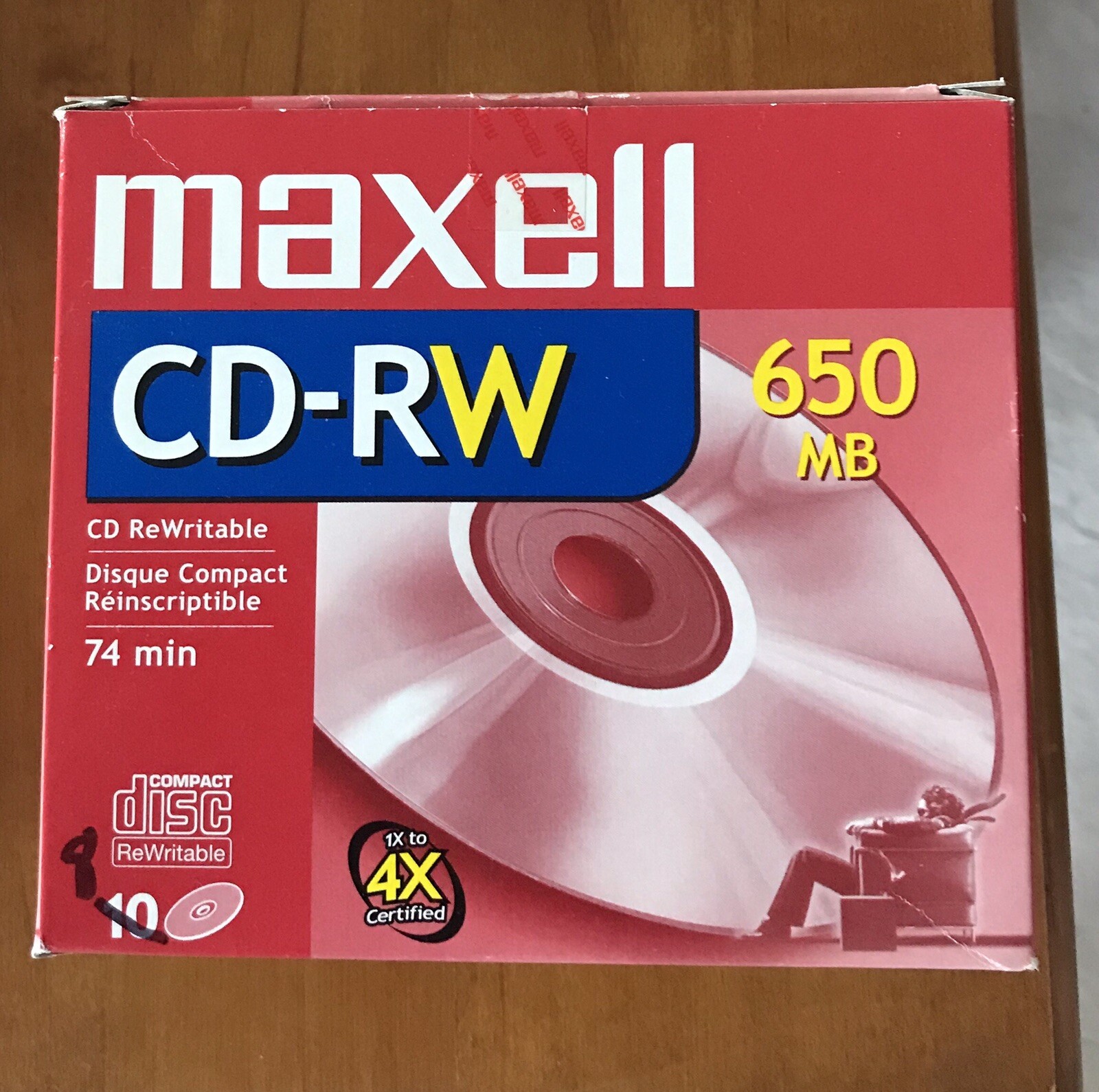 8 Maxwell CD-RW 650MB rewritable Each Has Factory Sealed Case | eBay