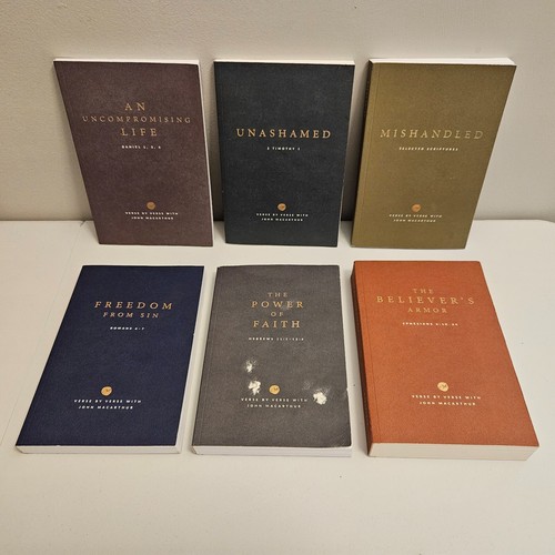 Verse By Verse w/ John MacArthur Book Lot of 6 | eBay