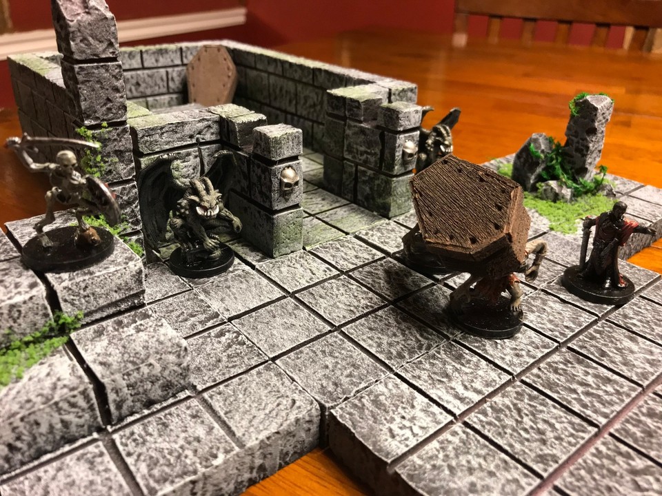 Graveyard Crypt 28mm Terrain Tabletop Wargame Dungeons & Dragons ...