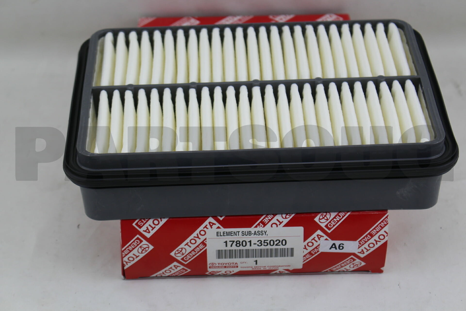 1780135020 Genuine Toyota ELEMENT SUB-ASSY, AIR CLEANER FILTER 17801 ...