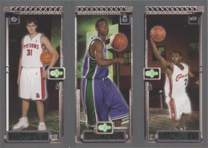 2003-04 Topps Rookie Matrix - Darko Milicic/LeBron James/T.J. Ford #111 ...