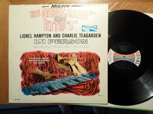 CORAL LP RECORD /LIONEL HAMPTON,CHARLIE TEAGARDEN/THE GREAT HAMP AND ...