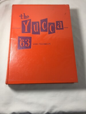 1963 The Yucca, North Texas State College, Denton, Texas, NTSU | eBay