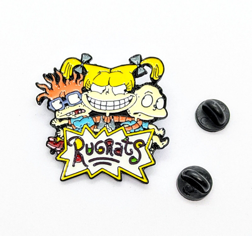 RUGRATS PIN Large Retro 90's Nickelodeon Cartoon Enamel Lapel Brooch ...