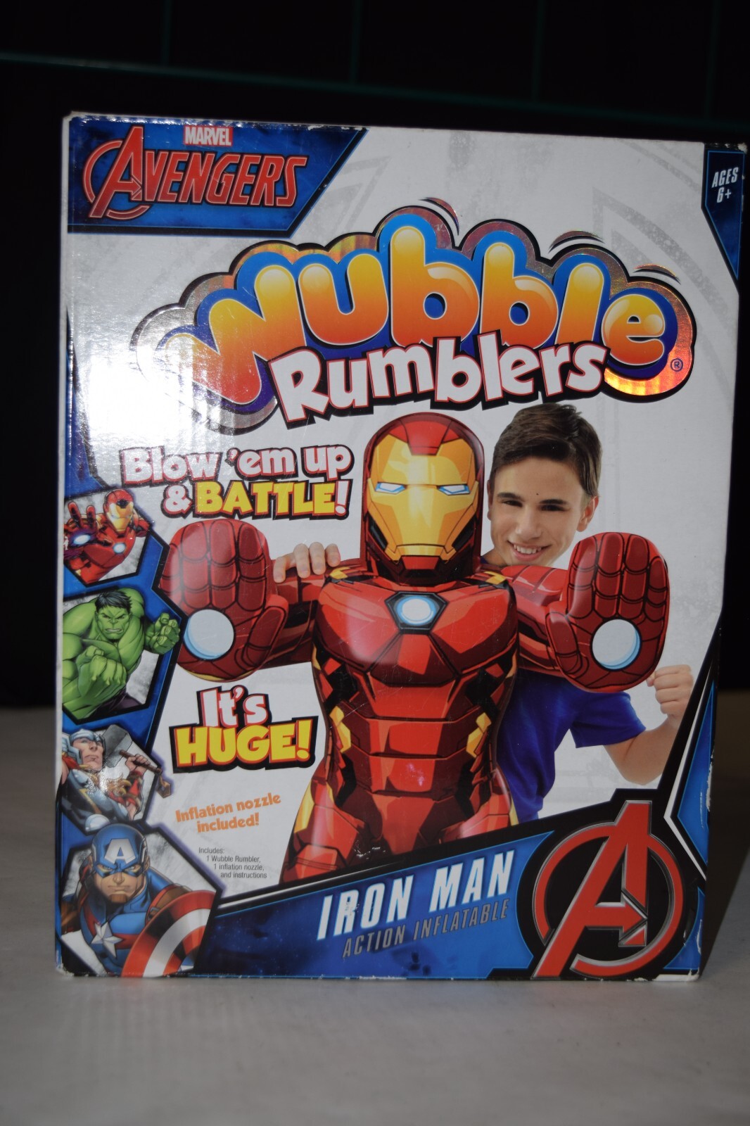 Wubble Rumblers Avengers The Ironman Inflatable - Red Marvel | eBay