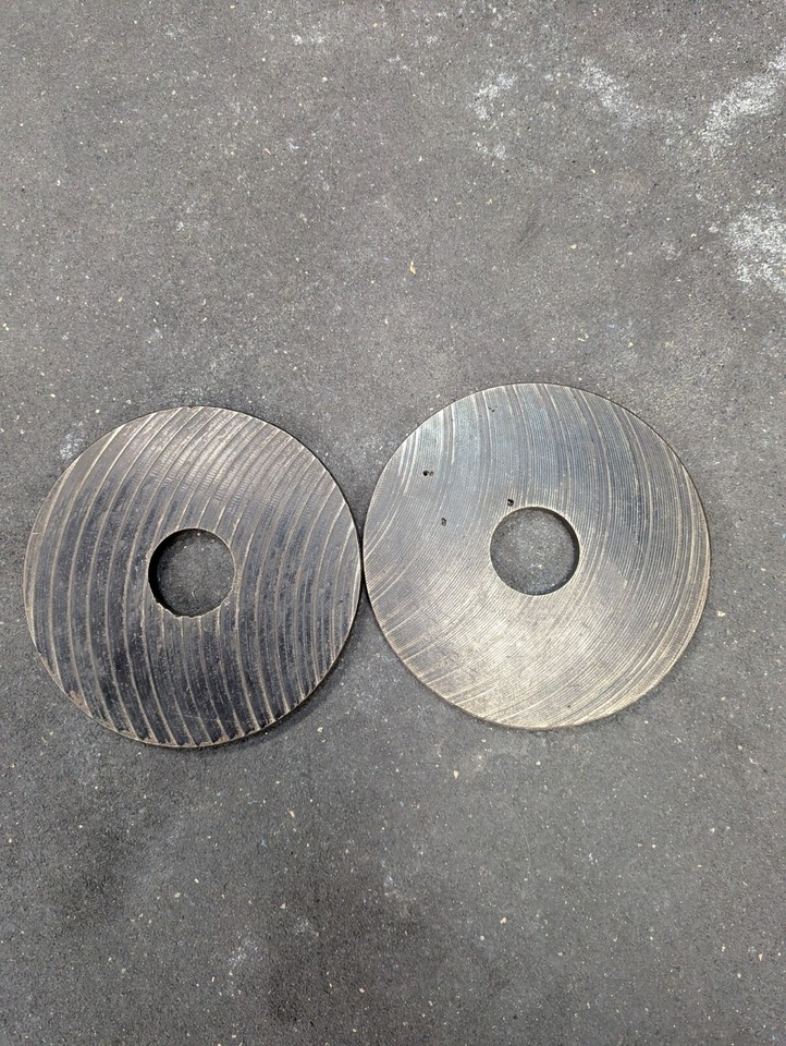 Vintage York Olympic Milled 5lb Weight Plates | eBay