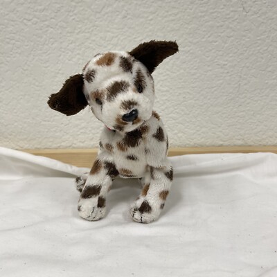 Ty Original Beanie Baby Bo Dog White Brown Spots Good Condition No Tags ...
