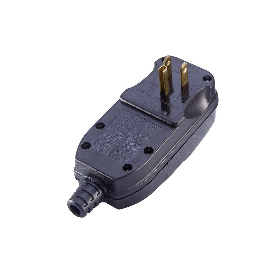 GFCI Replacement Plug Pressure Washer Pool Pump 15Amp 3 Prong Circuit ...