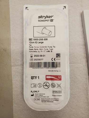 Stryker Sonopet Ultrasonic Aspirator 12 cm iQ Large Tip 5500-25S-308 | eBay
